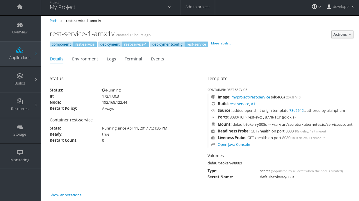 Openshift Quickstart in 5 minutes